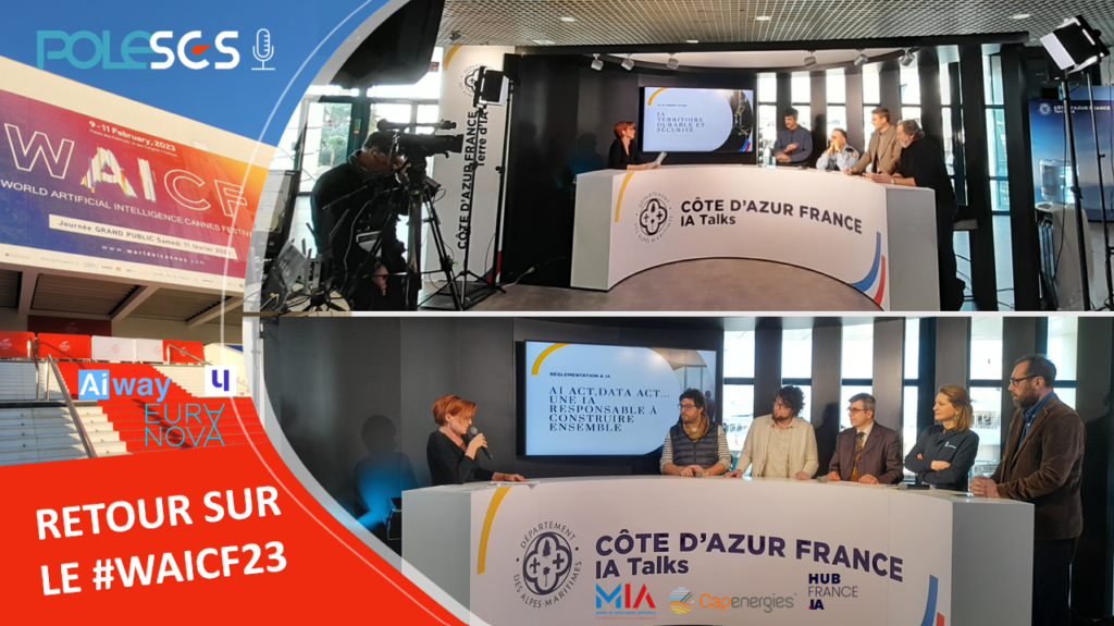 SCS et son écosystème étaient présents au WAICF