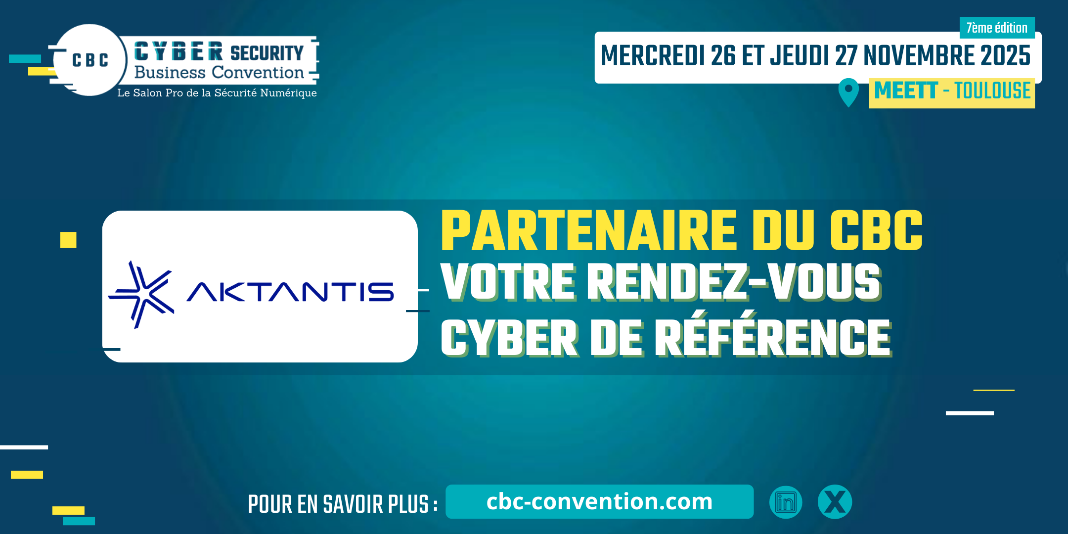 CBC 2025 | Participez au salon de la Sécurité Numérique à Toulouse avec AKTANTIS